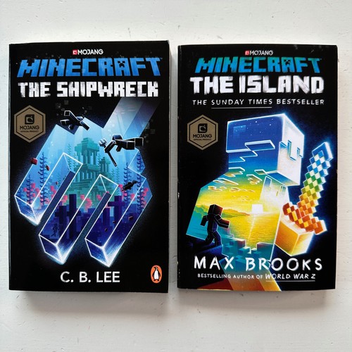 Minecraft The Island by Max Brooks & Minecraft The Shipwreck by C. B ...