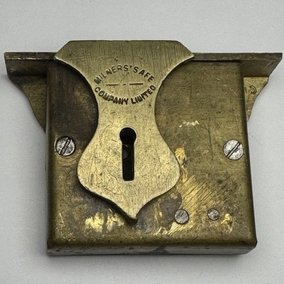 OLD ANTIQUE MILNER’S SAFE LOCK Co LTD NO KEY VAULT DOOR VICTORIAN BANK ...