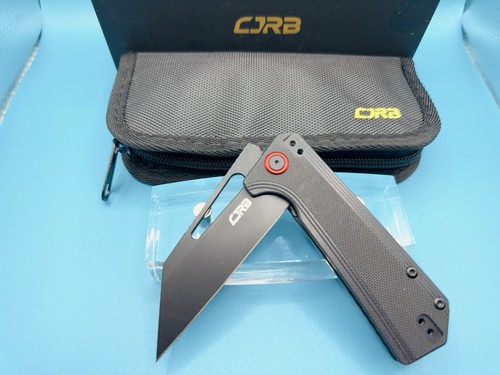 CJRB Ruffian Pocket Knife Linerlock Black G10 Folding AR-RPM9 Blade ...