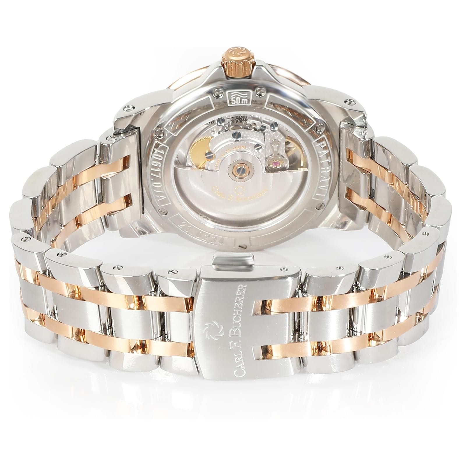 New Men's Automatic Watch Carl F Bucherer PATRAVI 38mm 18k & Steel ...