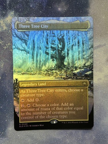 MTG Magic the Gathering Three Tree City 0340 Foil English | eBay
