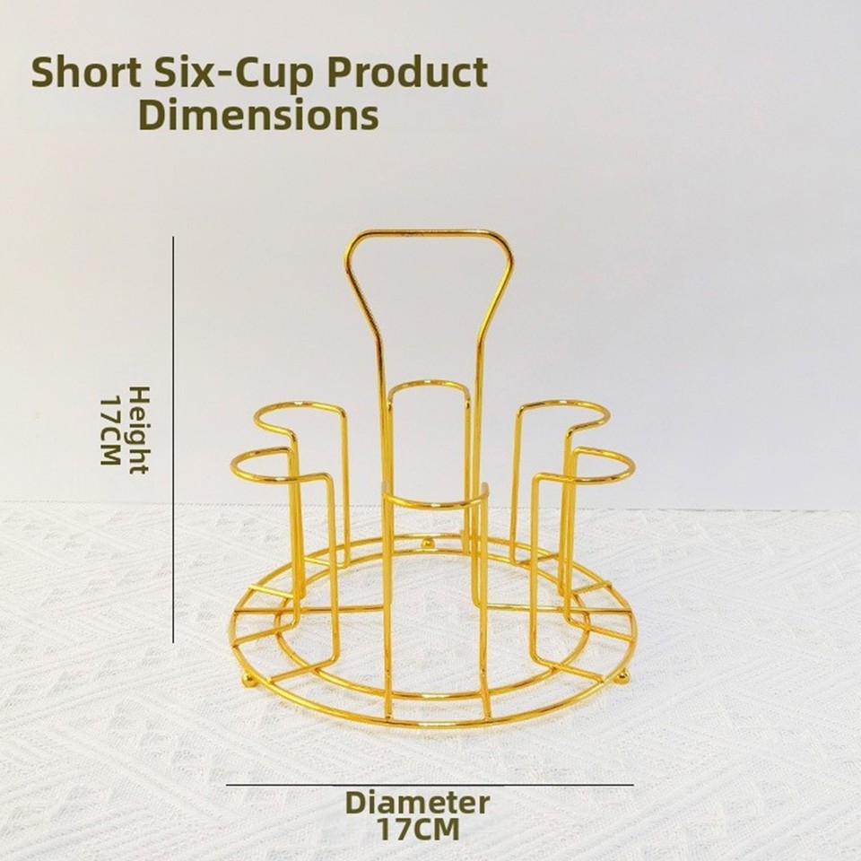 Lightweight stainless steel inverted cup rack easy to move for kitchen ...