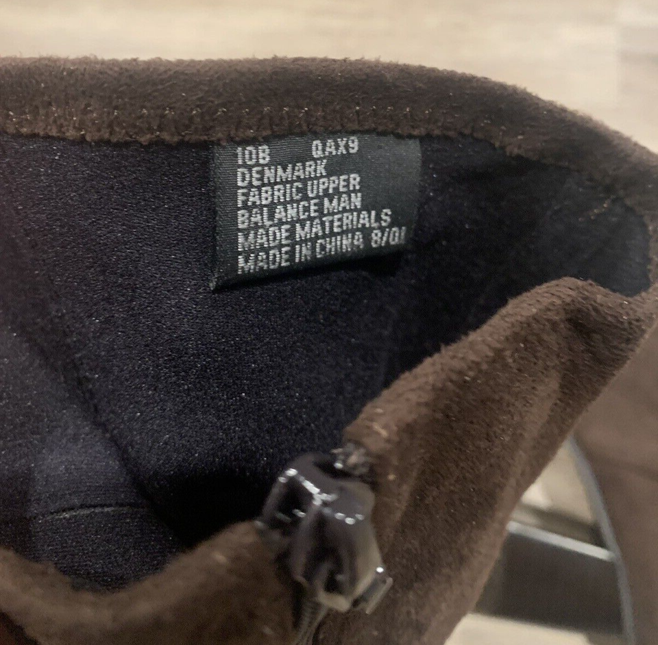 Bass Zip Up Brown Suede Denmark High Boot Women's Size 10 B | eBay