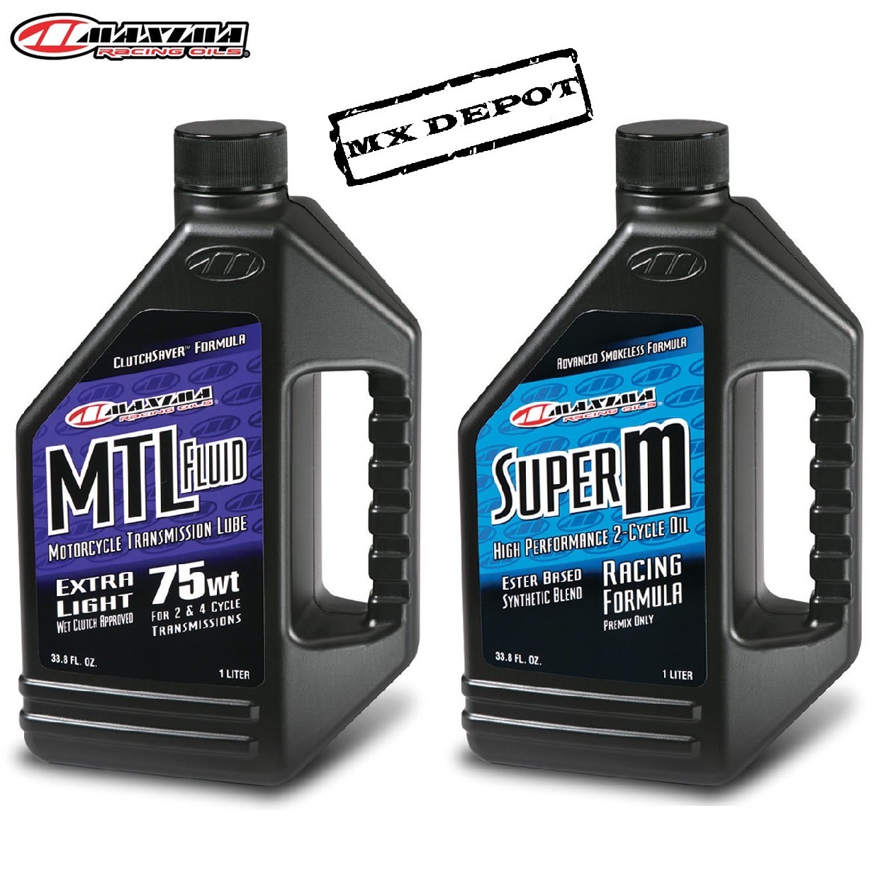 MAXIMA MTL GEAR BOX OIL & SUPER M 2 STROKE OIL YAMAHA YZ85 YZ125 YZ250 ...