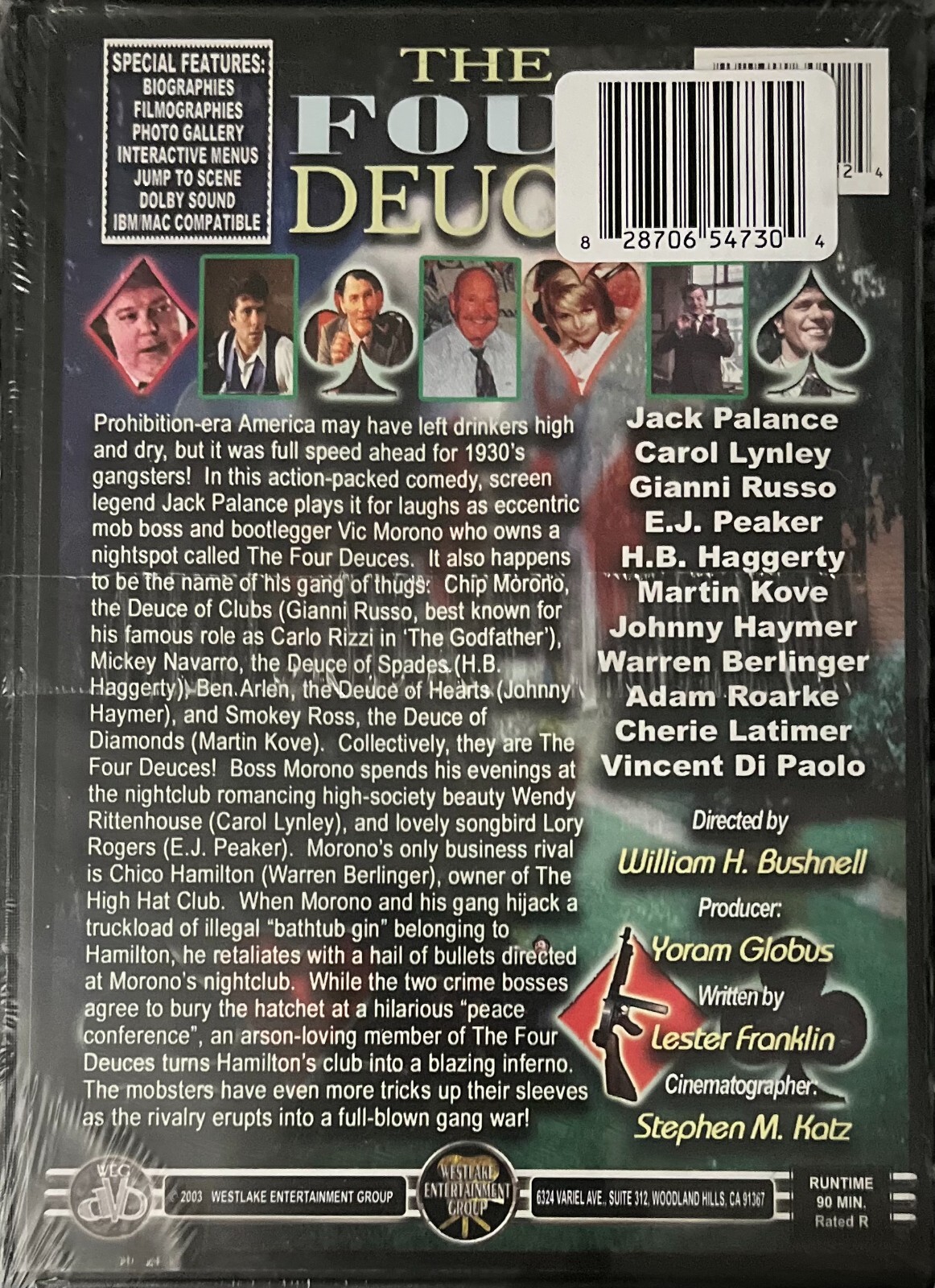 THE FOUR DEUCES DVD 2003 FACTORY SEALED JACK PALANCE & MARTIN KOVE | eBay