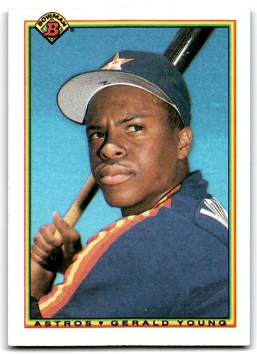 1990 Bowman Baseball Card Gerald Young Houston Astros #72 | eBay