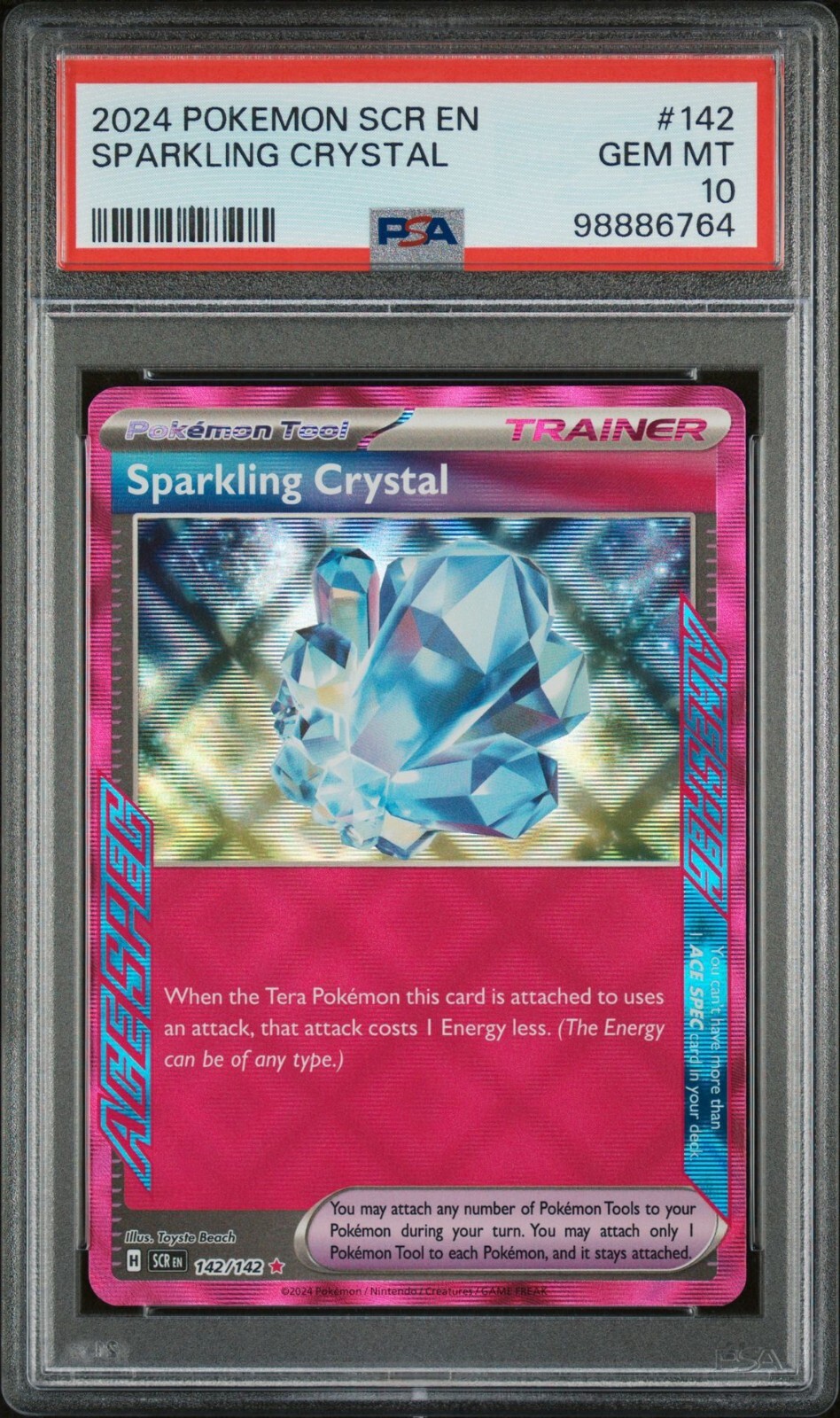 Sparkling Crystal 2024 Scarlet & Violet: Stellar Crown #142/142 Holo ...