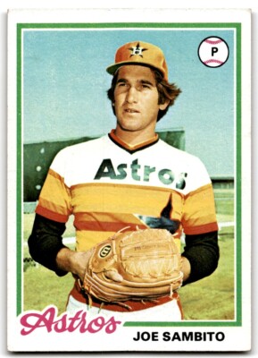 1978 Topps Joe Sambito Houston Astros #498 | eBay