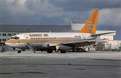 Airline Postcards BARNAX AIR Nigeria Airlines Boeing 737-222 N64AF c/n ...