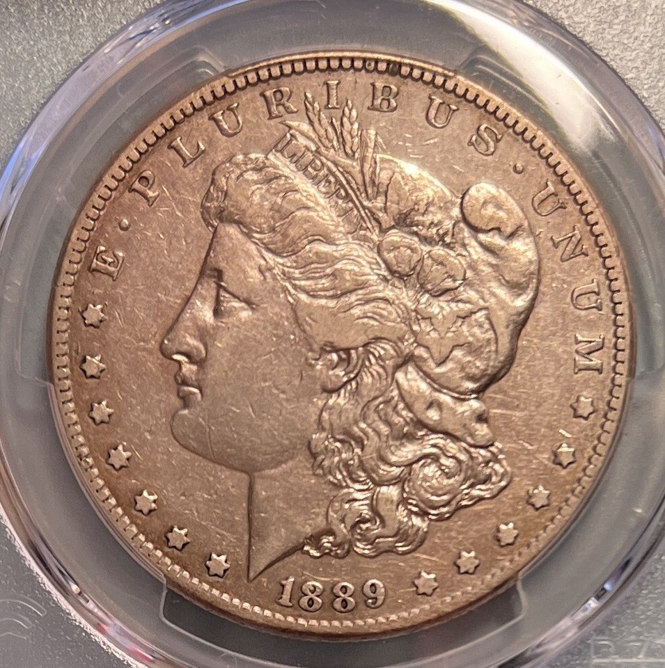 1889-CC Morgan Dollar Key Date PCGS VF35 — 350,000 Minted; Carson City ...