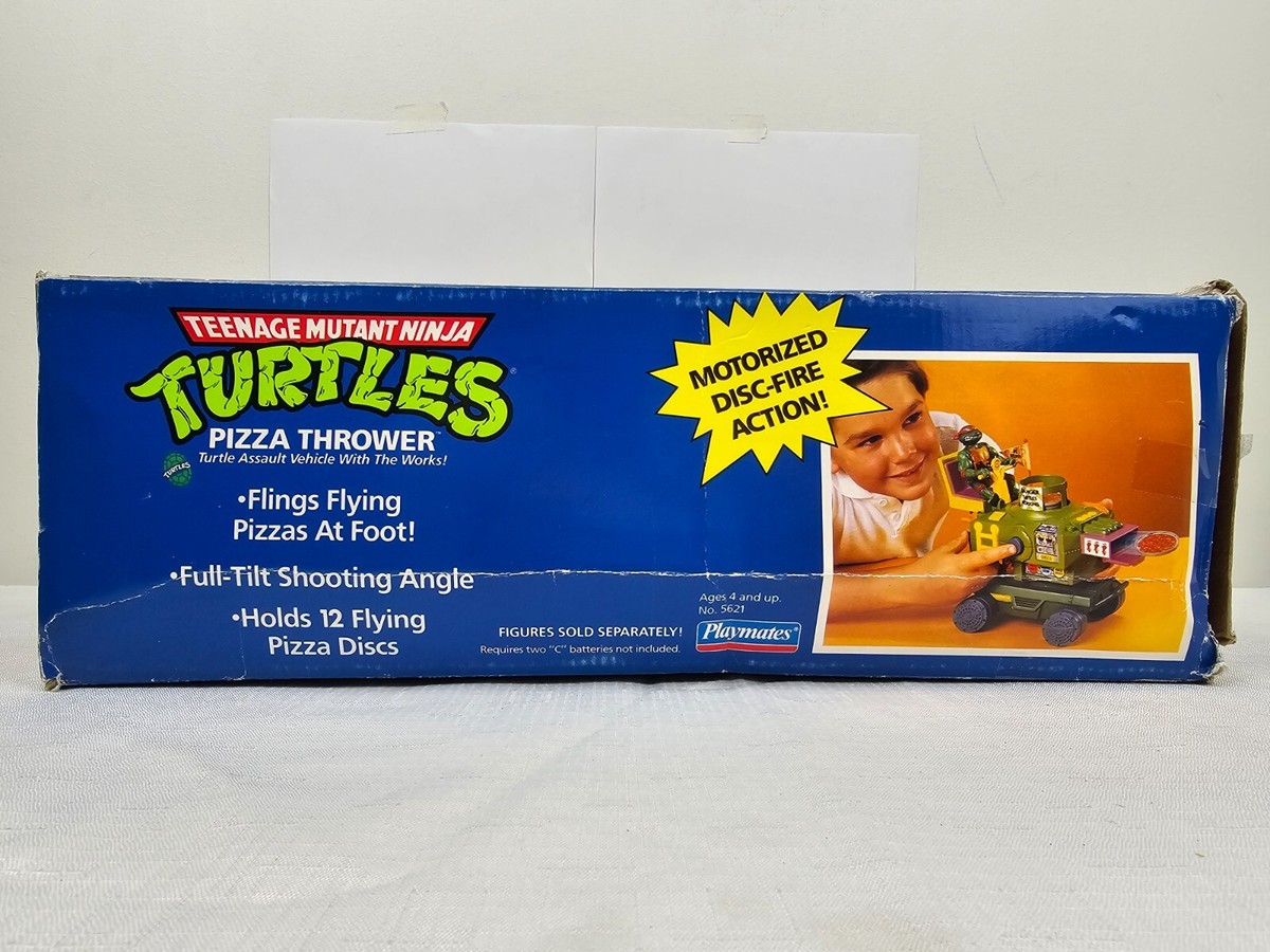 Ninja Turtles Toy Pizza Thrower Vehicle - Motorized Disc Launcher With ...