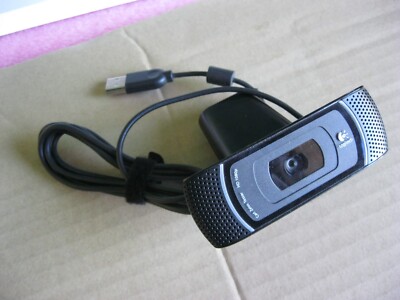 Logitech Webcam C910 HD 1080P USB M/N: V-U0017 P/N: 860-000319 PC Video ...