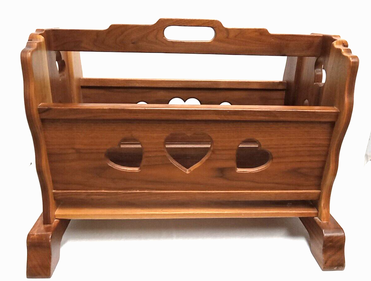 Rustic Magazine Rack Bears