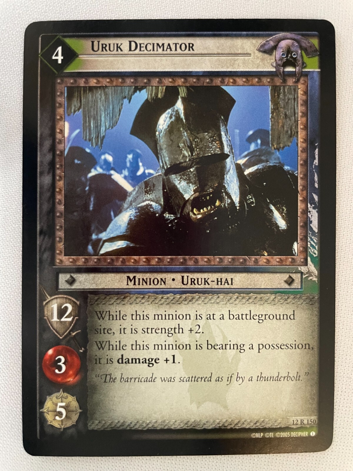 LOTR TCG - Uruk Decimator 12R150 Black Rider | eBay