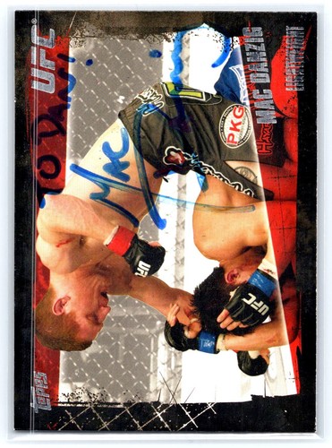 Mac Danzig Signed Autographed Card 2010 Topps UFC #135 "To Dan" | eBay