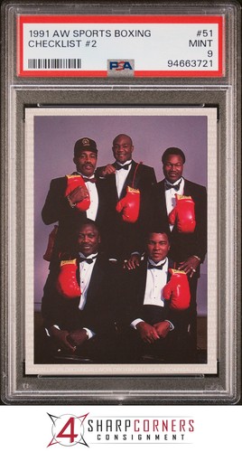 1991 AW SPORTS BOXING #51 MUHAMMAD ALI CASSIUS CLAY CHECKLIST PSA 9 | eBay