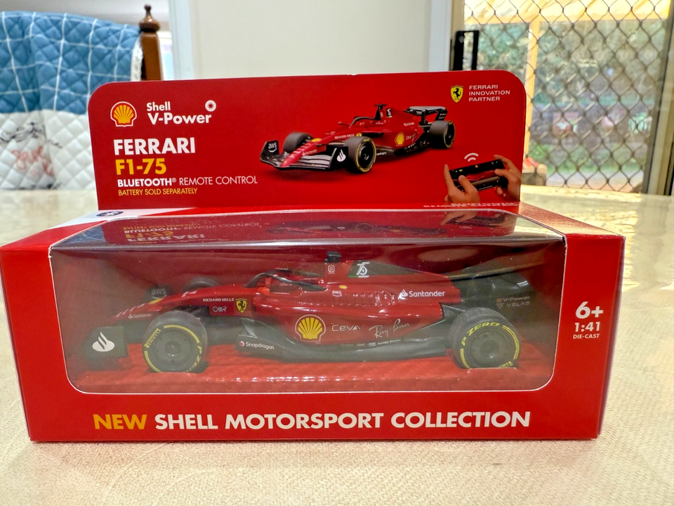 Shell MotorSport Collection 2025 Bluetooth RC Die-Cast Car 1:41 Scale ...