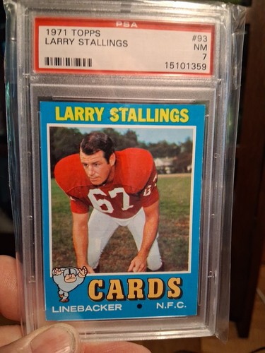 1971 TOPPS #93 LARRY STALLINGS CARDINALS PSA 7 NM. ENN CARDS | eBay