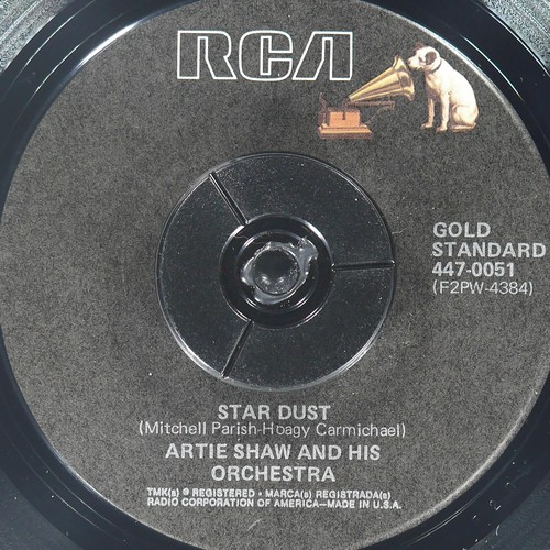 ARTIE SHAW AND HIS ORCHESTRA Star Dust RCA VICTOR 447-0051 NM 45rpm | eBay