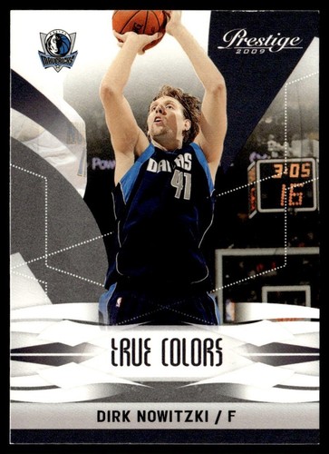 2009-10 Panini Prestige True Colors Dirk Nowitzki Dallas Mavericks #5 ...