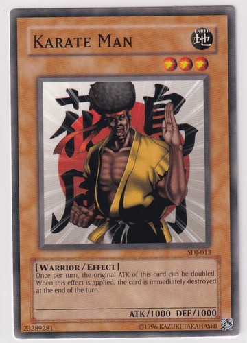 Yu-Gi-0h! KARATE MAN SDJ-013- NM | eBay