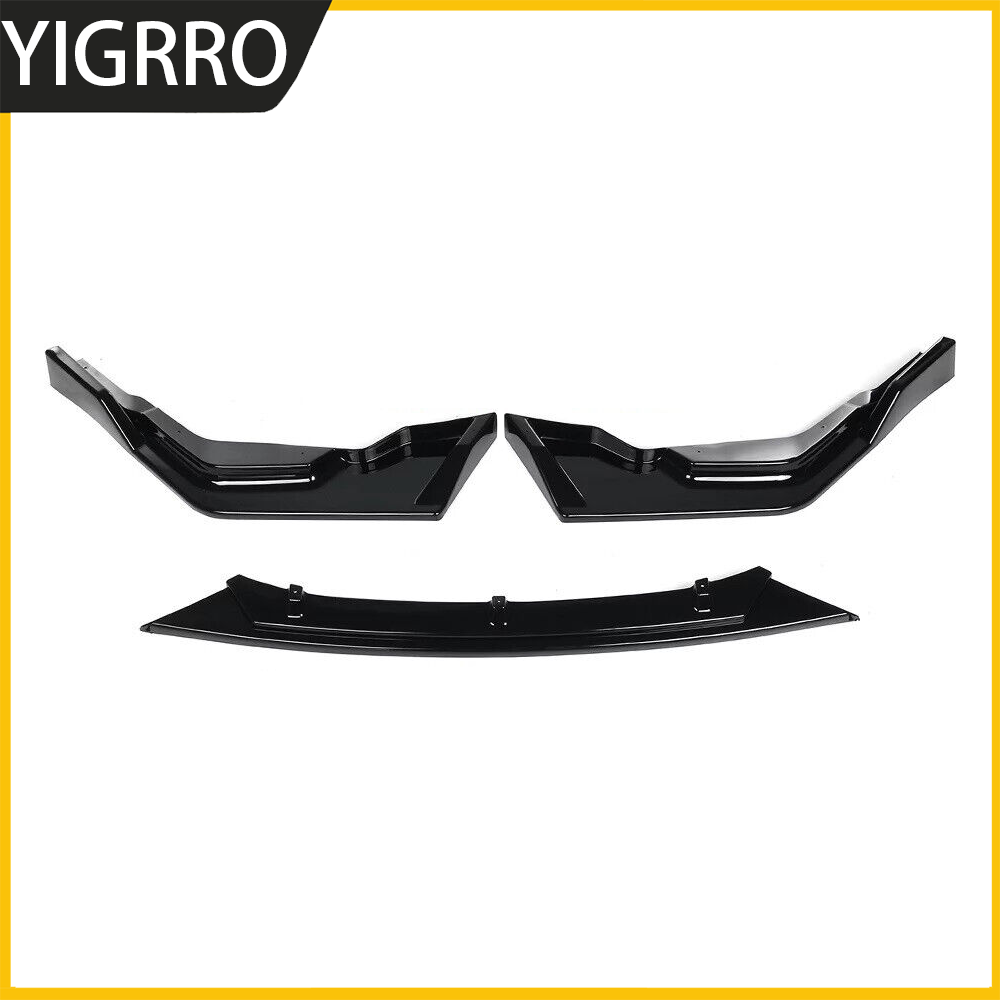 For 2020-2024 Toyota Corolla SE XSE Gloss Black V Style Front Bumper ...