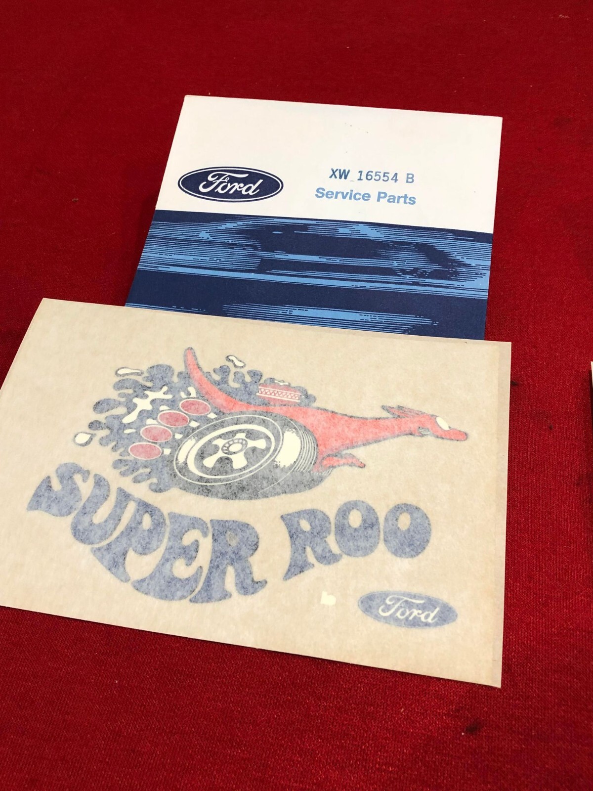 GENUINE FORD NOS XW GT FALCON GT SUPEROO DECAL PAIR GUARD STICKERS NEW ...