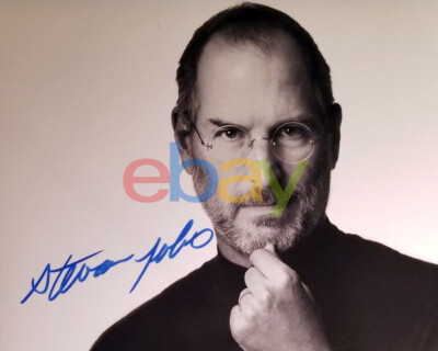 Steve Jobs Autographed 8x10 Signed Photo reprint | eBay