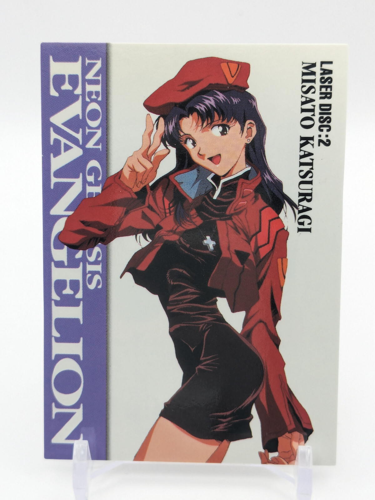 Misato Katsuragi LD2 Disc Jackets Design Evangelion Carddass Masters ...