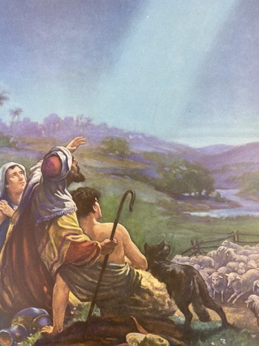 Shepherds the star when Jesus was born Vintage Sunday School Story ...