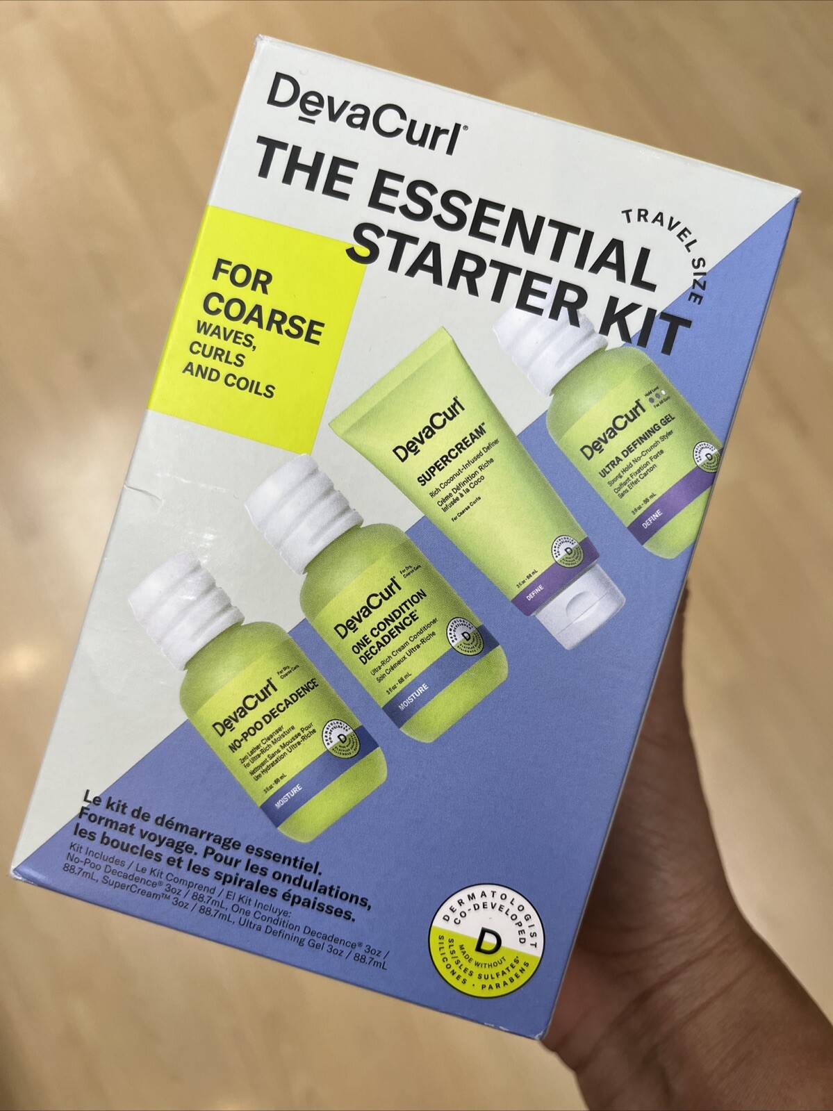 DevaCurl The Essential Starter Kit For Coarse Waves,Curls & Coils | eBay