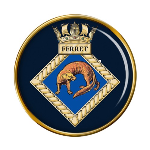 HMS Ferret, Royal Navy Pin Badge | eBay UK