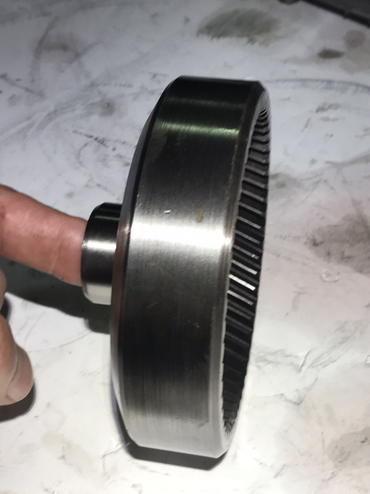 GM 4L80E TRANS REAR RING GEAR ANGLED TEETH WITH 4 DEEP INNER SPLINE ...