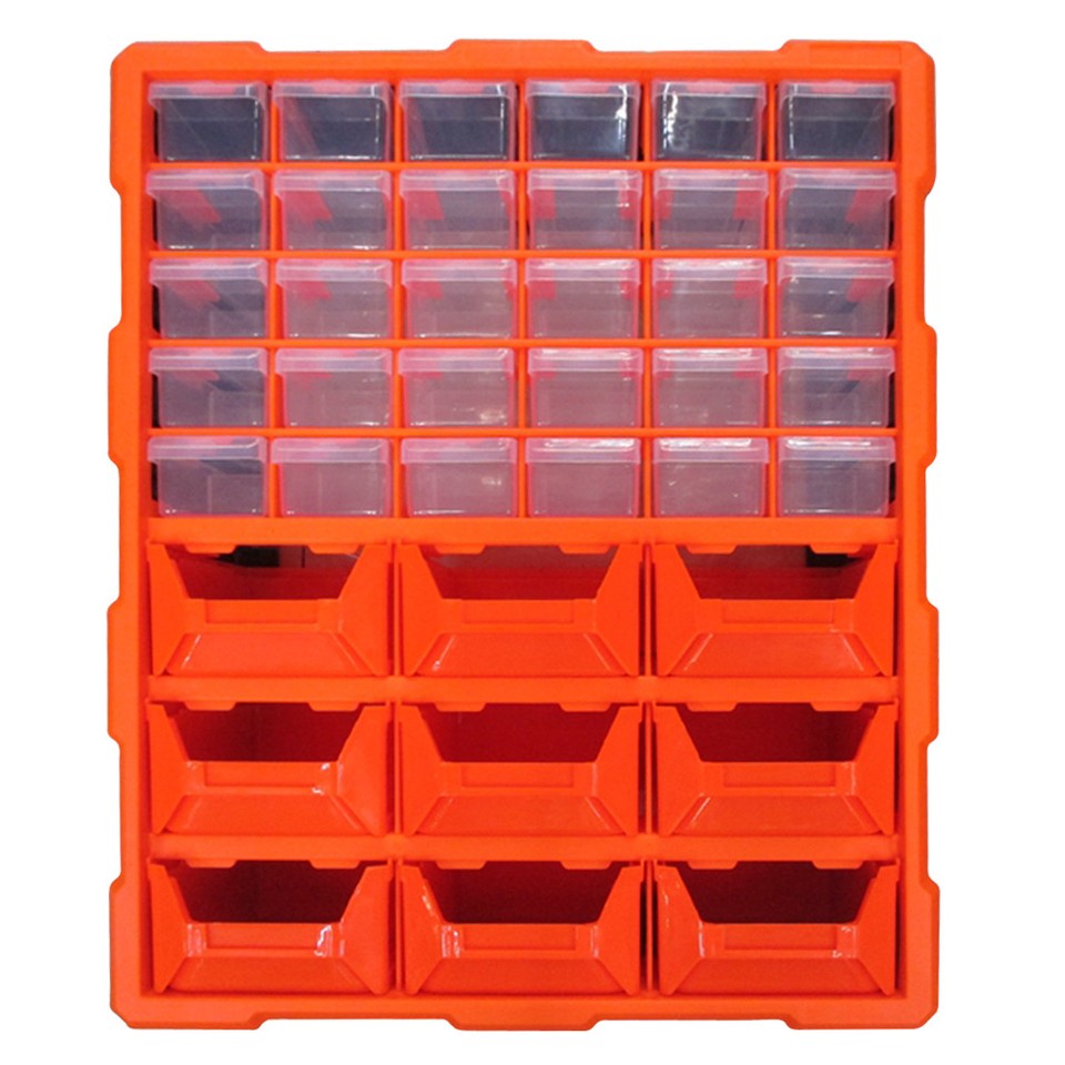 Multi Unit Drawer Double Storage Cabinet Box DIY Workshop Tools ...