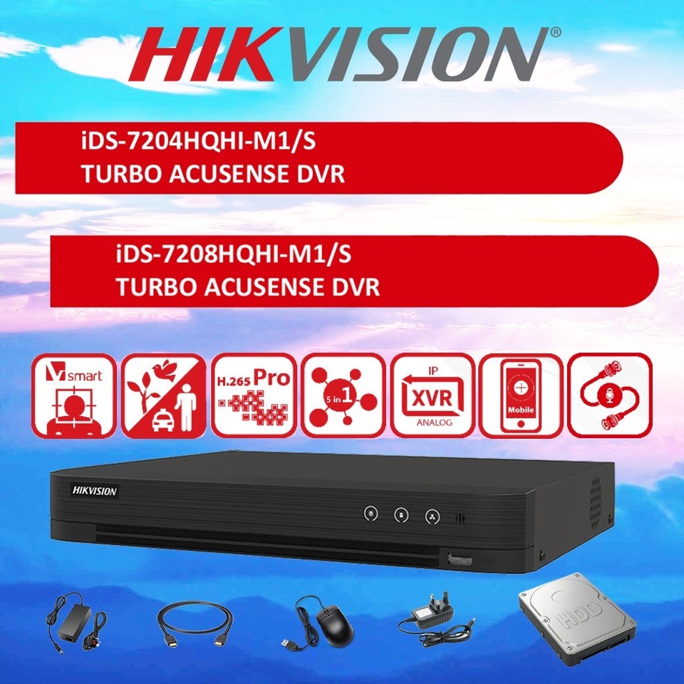 HIKVISION 3K5MP CCTV SYSTEM COLORVU DVR AUDIO NIGHT VISION OUTDOOR ...