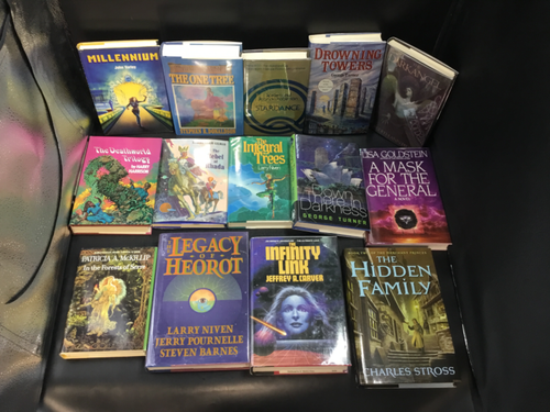 (14) Various Sci-Fi HC Novels Instant Library 1st Editions Larry Niven ...
