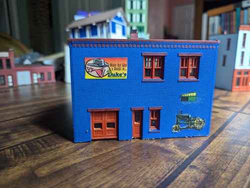 Ho Scale Assembled Building - Storefront or Warehouse | eBay