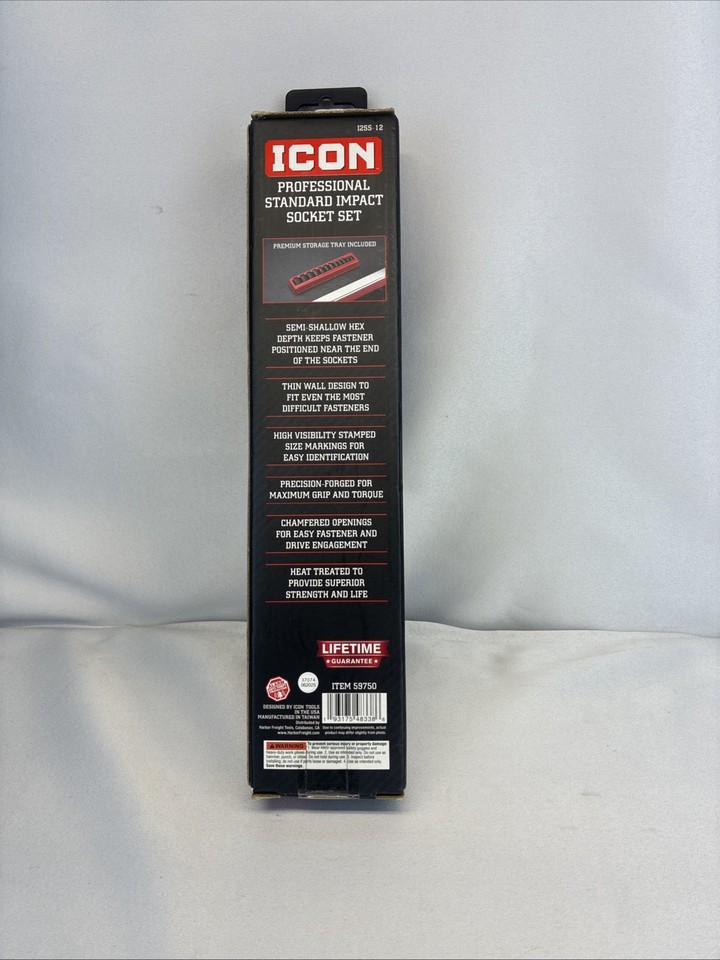 ICON IE2-4 3/8” Drive Professional Impact Socket Extension Set – 4pc | eBay
