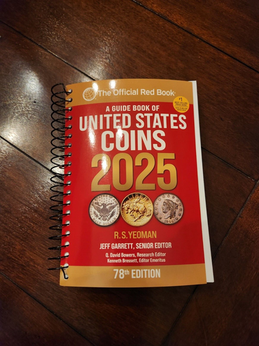 "Red Book" 2025 (Spiral Bound) A Guide Book of United States Coins 78th ...