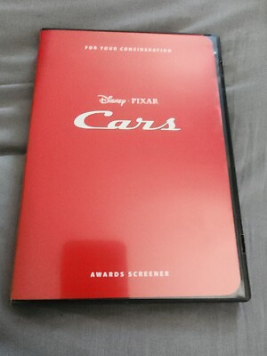 RARE HARD CASE Cars DVD FYC 2006 DISNEY PIXAR Academy Screener | eBay