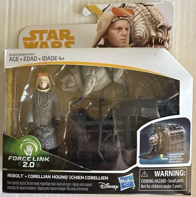 STAR WARS Forcelink 2.0 REBOLT and Corellian Hound Figures Brand New C8 ...
