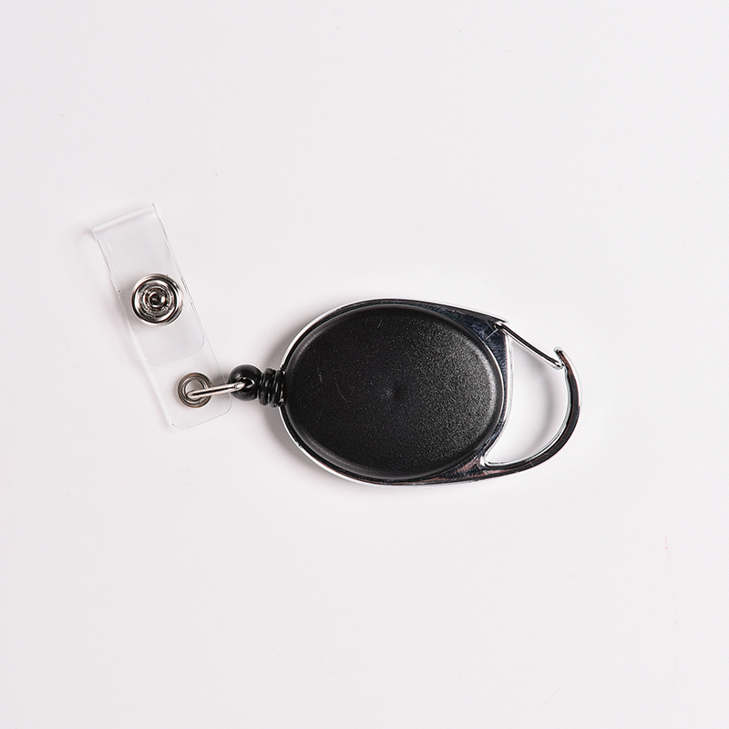 Retractable Recoil ID Badge Lanyard Name Tag Key Card Holder Belt Clip ...
