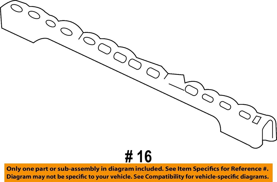 20982004 GM OEM Pick Up Box Bed-Rear Cross Sill | OE