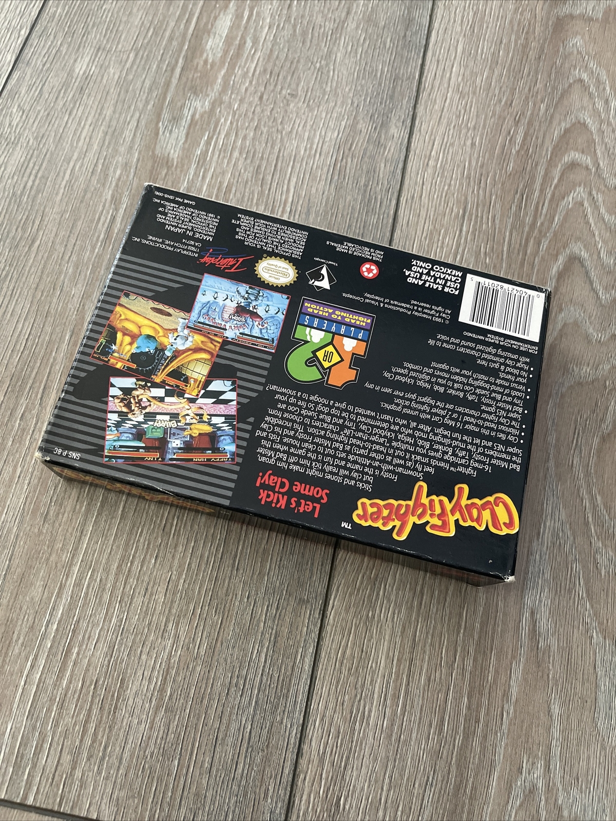 Clay Fighter * Snes Box Only * Super Nintendo Original box | eBay