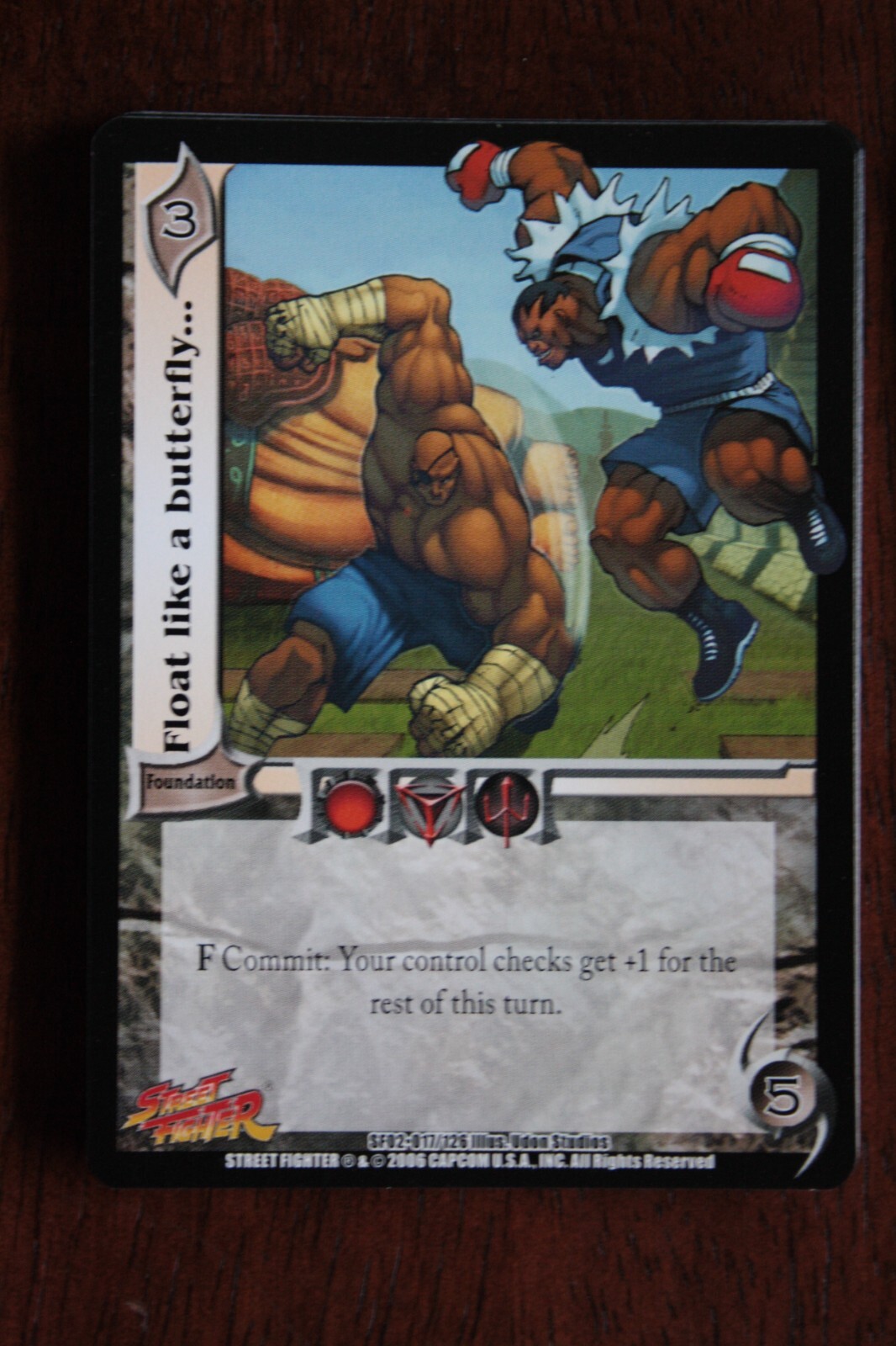 UFS Street Fighter Foundation- "Float like a butterfly..." Set SF02 | eBay