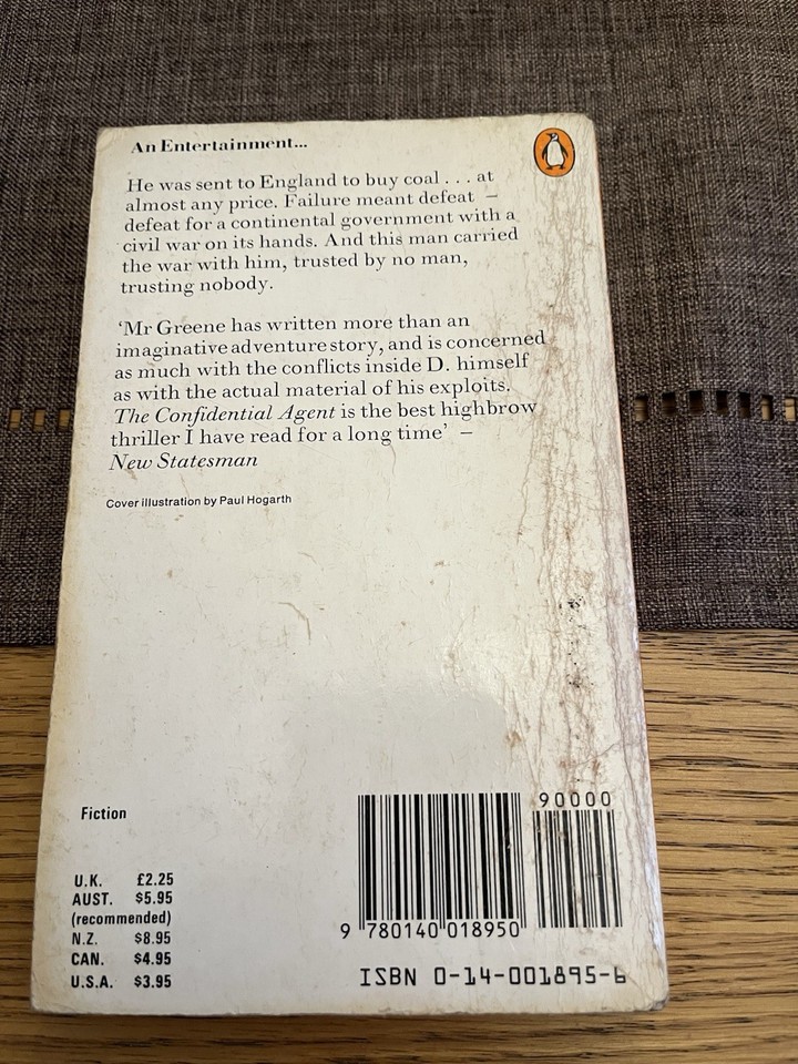 Graham Greene the Confidential Agent - Paperback (Penguin) | eBay UK