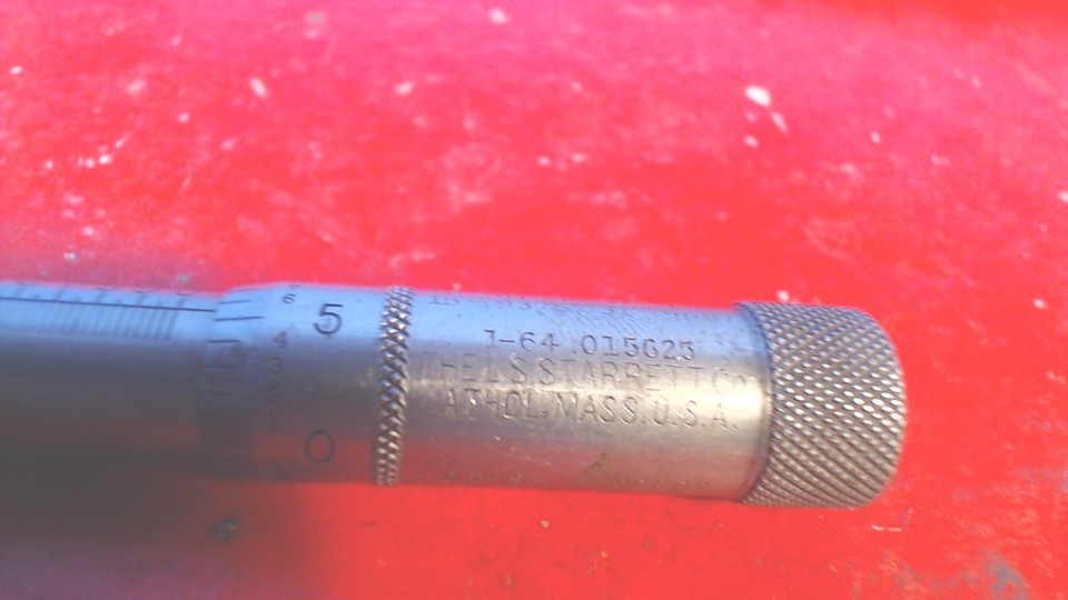 Vintage- L. S. Starrett No. 436 Outside Micrometer -From -3" --6 ...