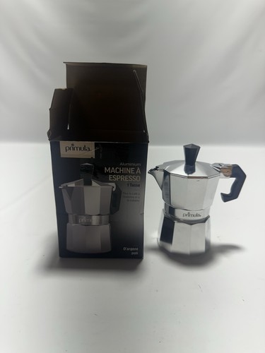 Primula Classic Moka Pot Stovetop Espresso Maker, 1-Cup Silver Greca ...