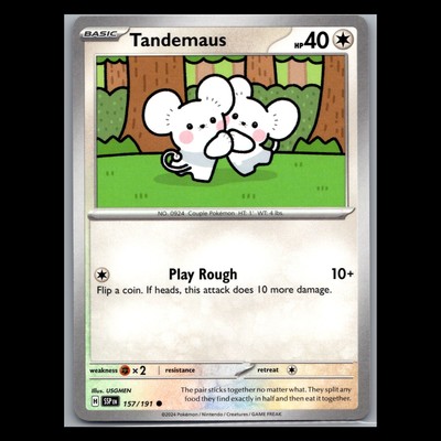 Surging Sparks - Tandemaus - 157/191 - TCG Pokemon Card | eBay