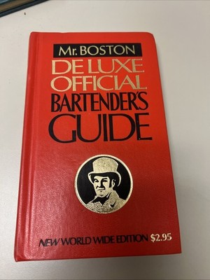 Vintage Old Mr. Boston De Luxe Official Bartender's Guide 1978 Liquor ...